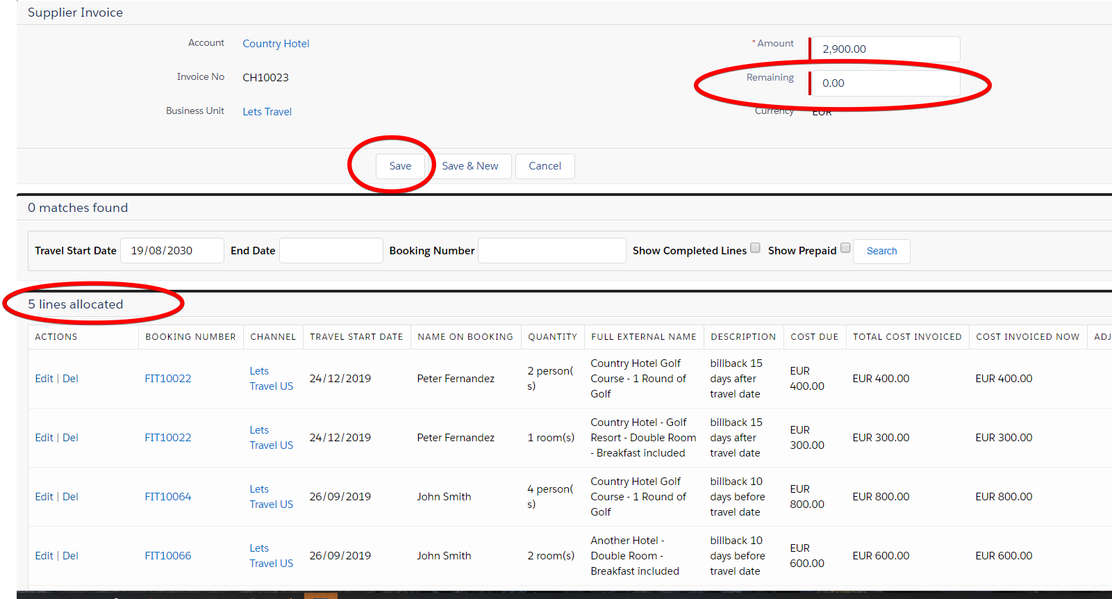 How to Create and Allocate Billback Supplier Invoices to Multiple ...