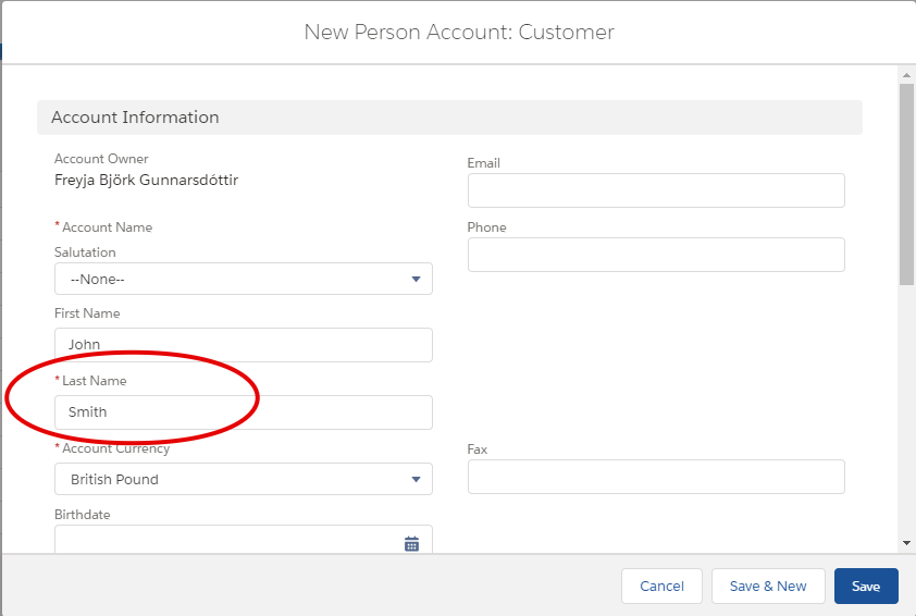How to Create a Customer Account